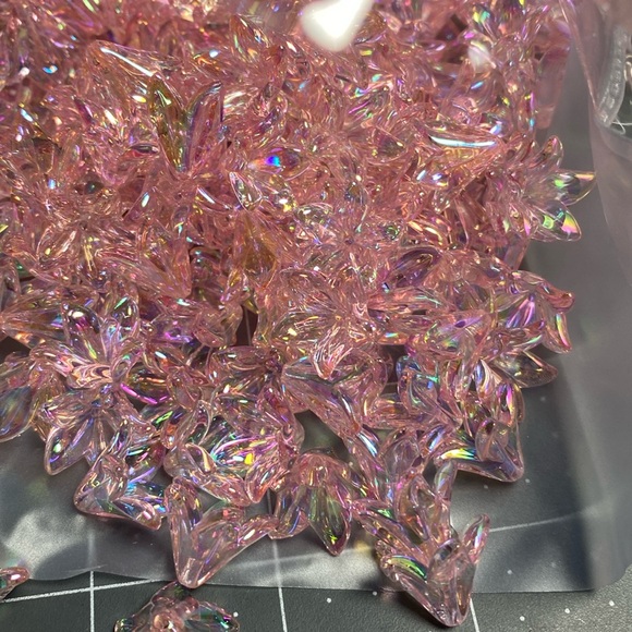 Finding | Jewelry | Flower Acrylic Ab Bead Cap 6mm 2 | Poshmark